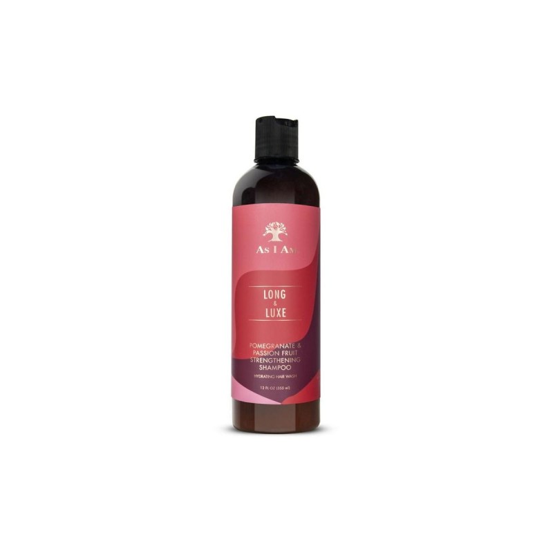 Sampon fortifiant cu rodie si fructul pasiunii, As I Am, 355ml