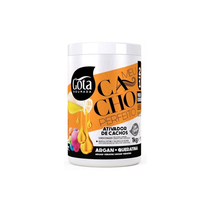 Activator Bucle imbogatit cu argan si keratina, 1 kg Gota Dourada