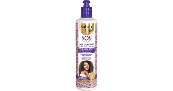 Activator pentru bucle cu mix de uleiuri SOS, 300 ml, Salon Line